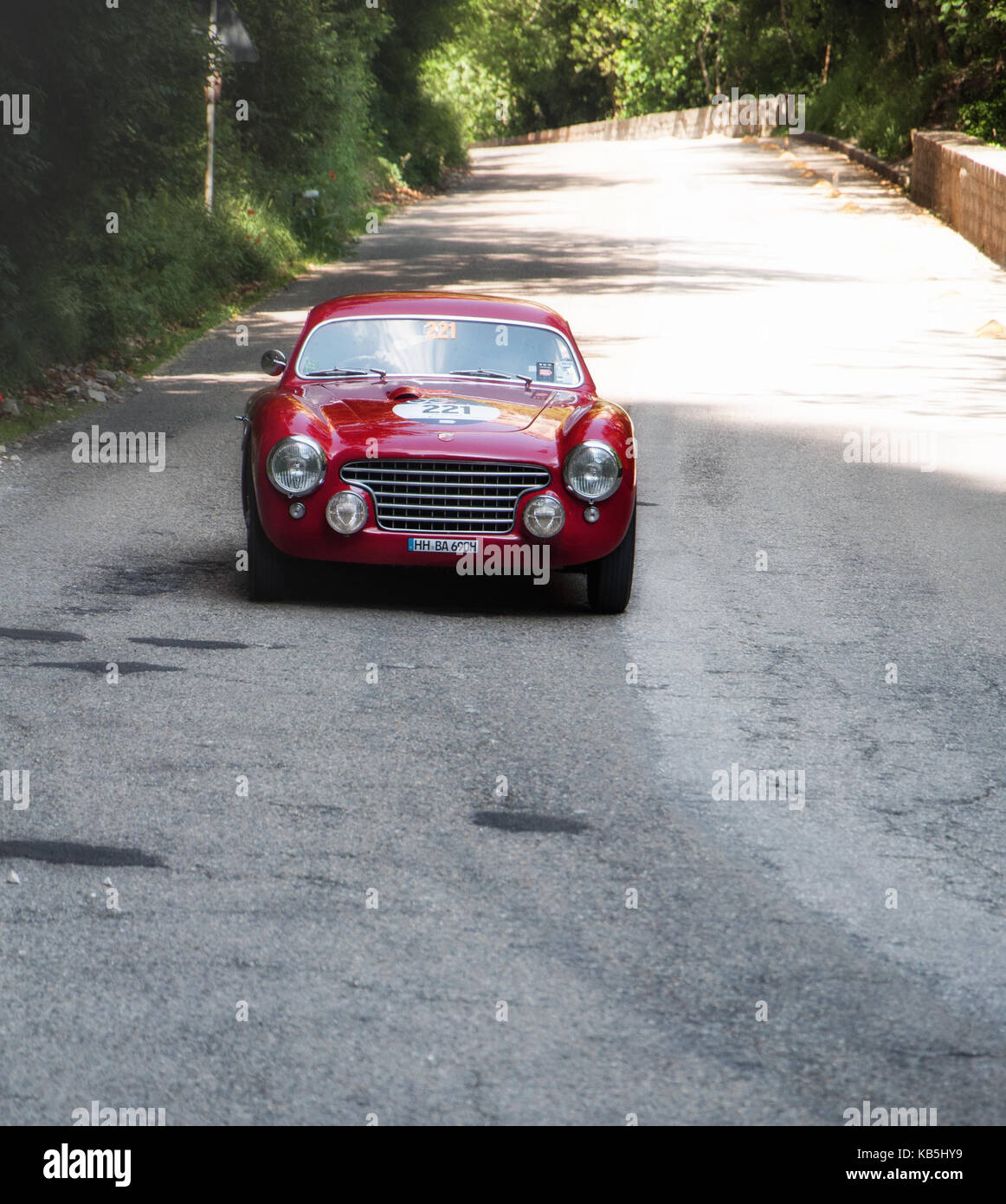GOLA DEL FURLO, ITALY - MAY 19: ABARTH-CISITALIA 204 BERLINETTA VIGNALE ...