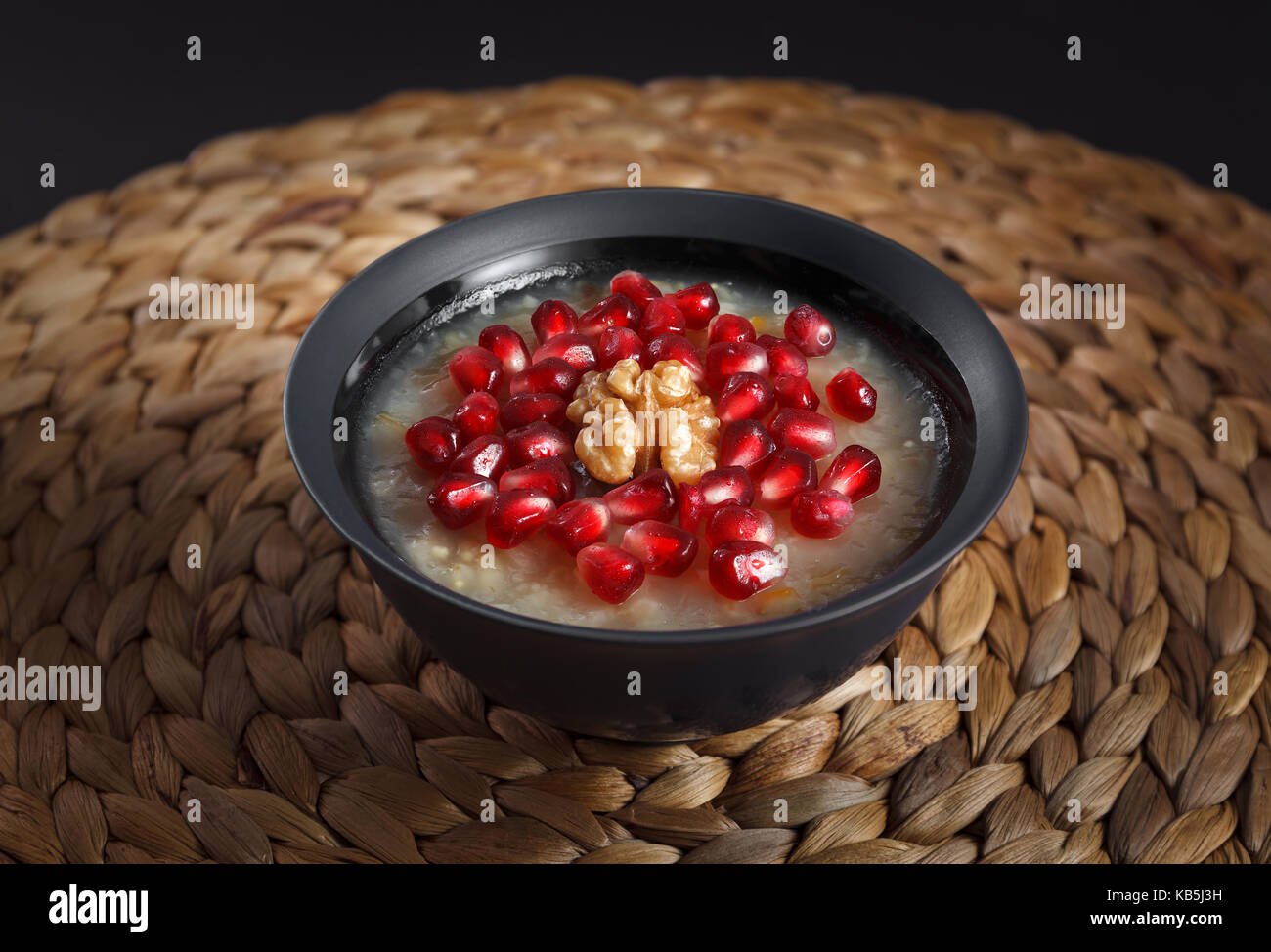 Traditional Turkish dessert ashure - Noah's Pudding Stock Photo - Alamy
