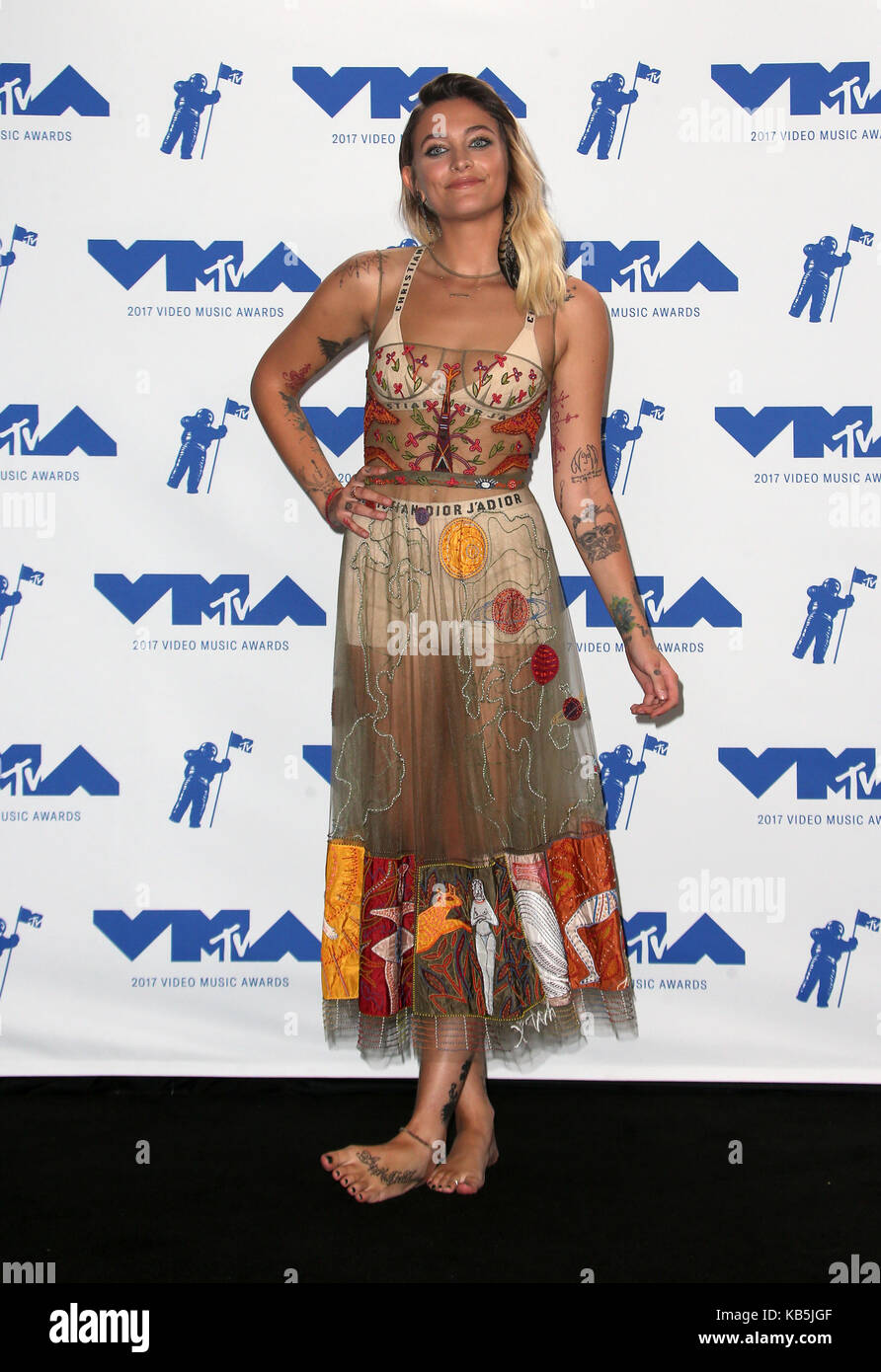 MTV Video Music Awards (VMA) 2017 Press Room, held at the Forum in ...