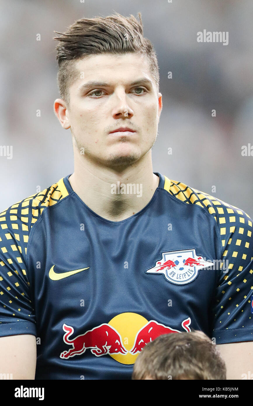 Istanbul, Turkey. 26th Sep, 2017. Leipzig's Marcel Sabitzer ...