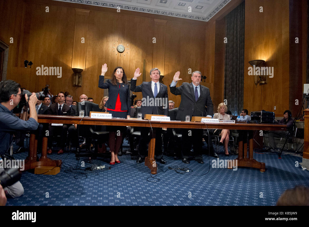 From left to right: Acting United States Secretary of Homeland Security ...
