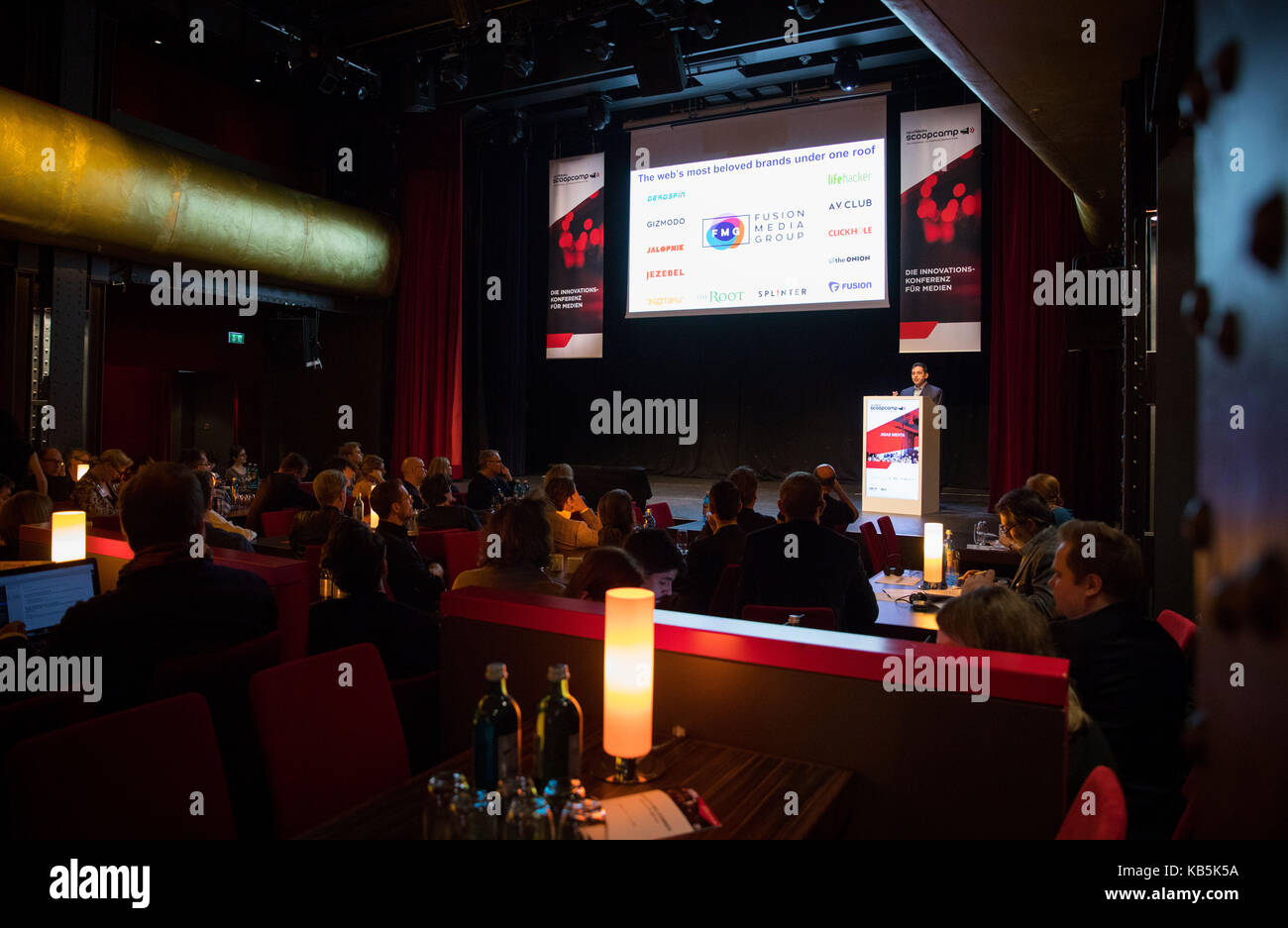 Hamburg, Germany. 28th Sep, 2017. Jigar Mehta of SVP Video Fuion Media ...