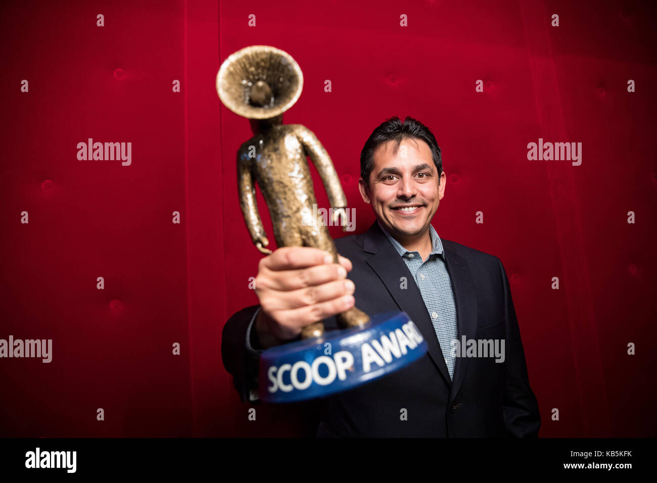 Hamburg, Germany. 28th Sep, 2017. Jigar Mehta of SVP Video Fuion Media ...