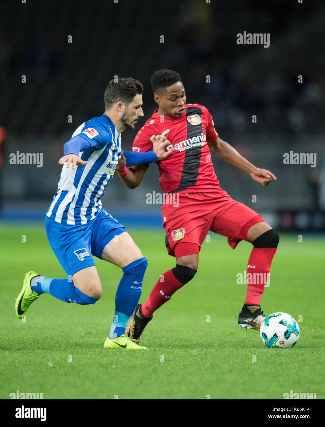 Berlin, Deutschland. 20th Sep, 2017. vl: Mathew LECKIE (B), WENDELL ...