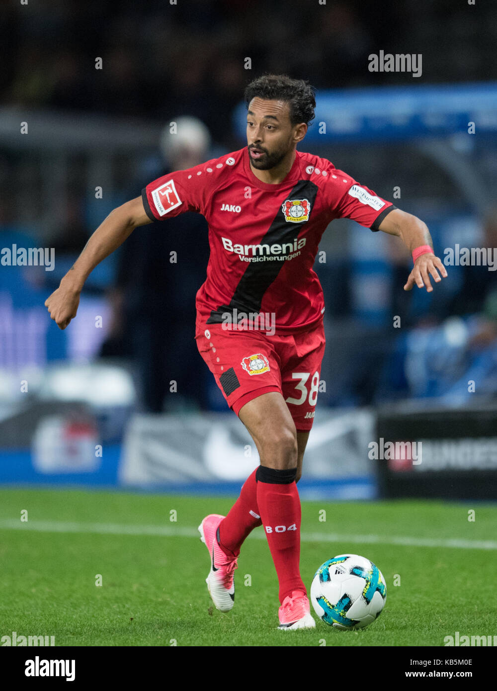 Berlin, Deutschland. 20th Sep, 2017. Karim BELLARABI (LEV) Fussball 1 ...