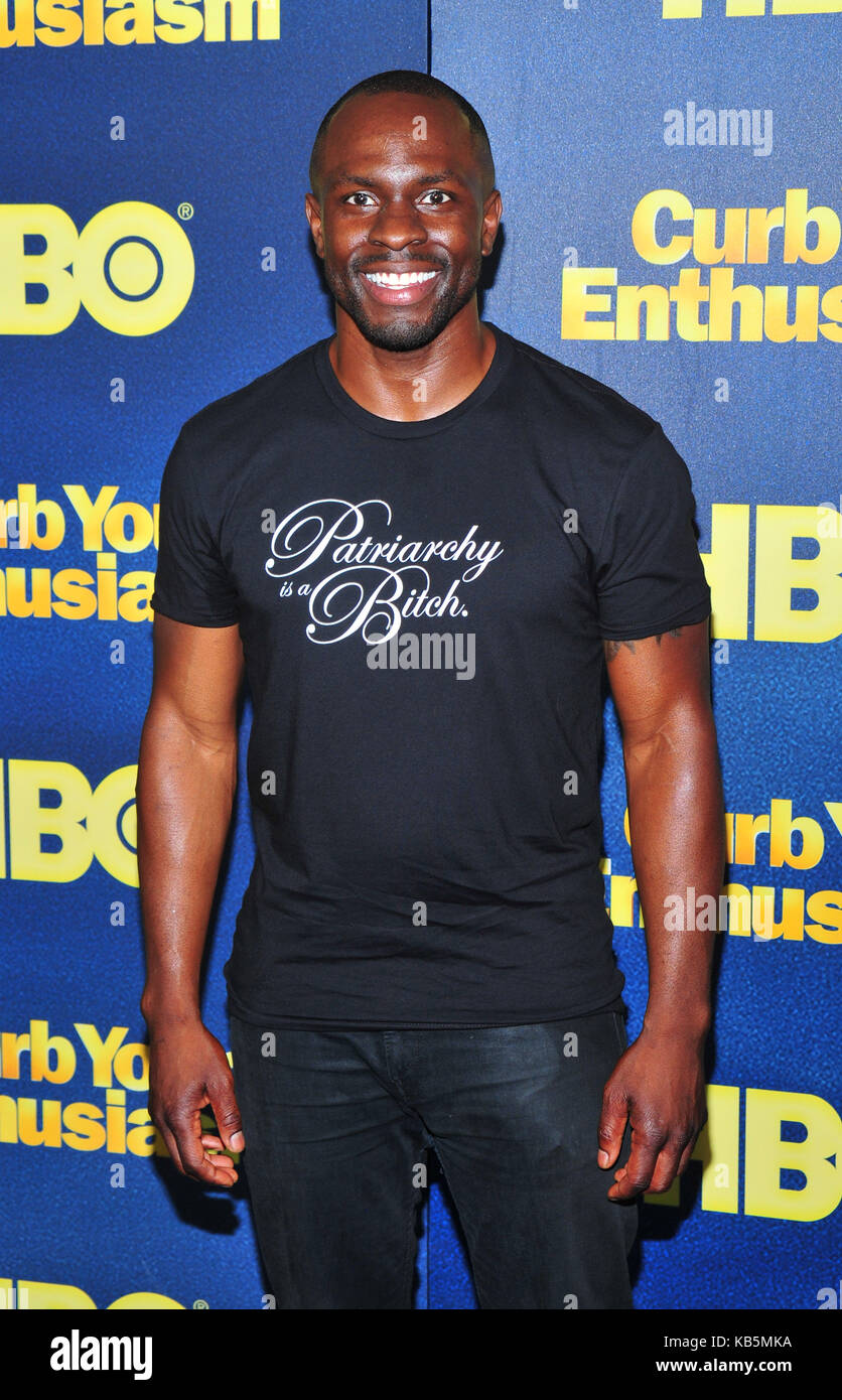 New York, NY, USA. 27th Sep, 2017. Gbenga Akinnagbe attends 'Curb Your ...