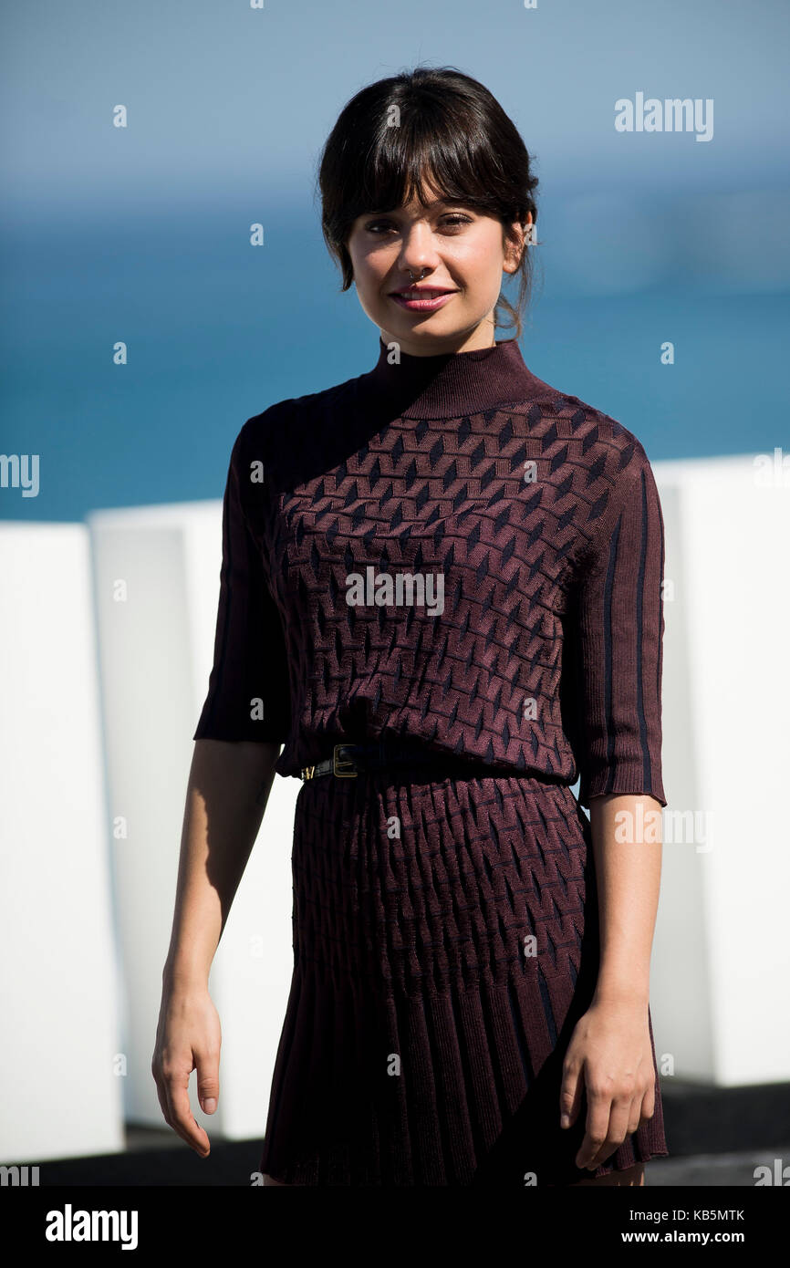 San Sebastian, Spain. 28th Sep, 2017. Actress Ana Castillo at the ...