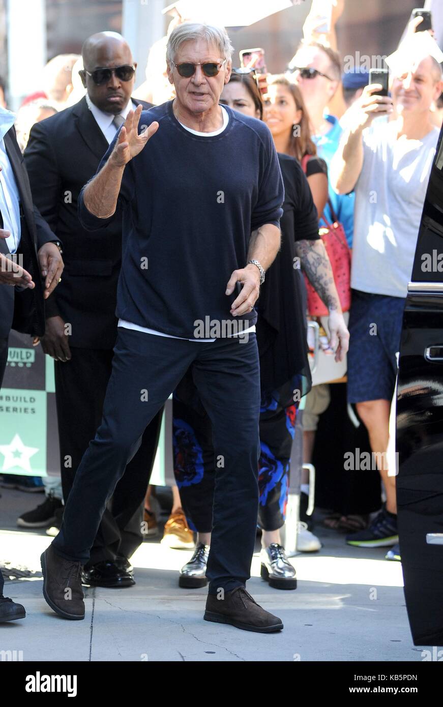 New York, NY, USA. 28th Sep, 2017. Harrison Ford out and about for ...