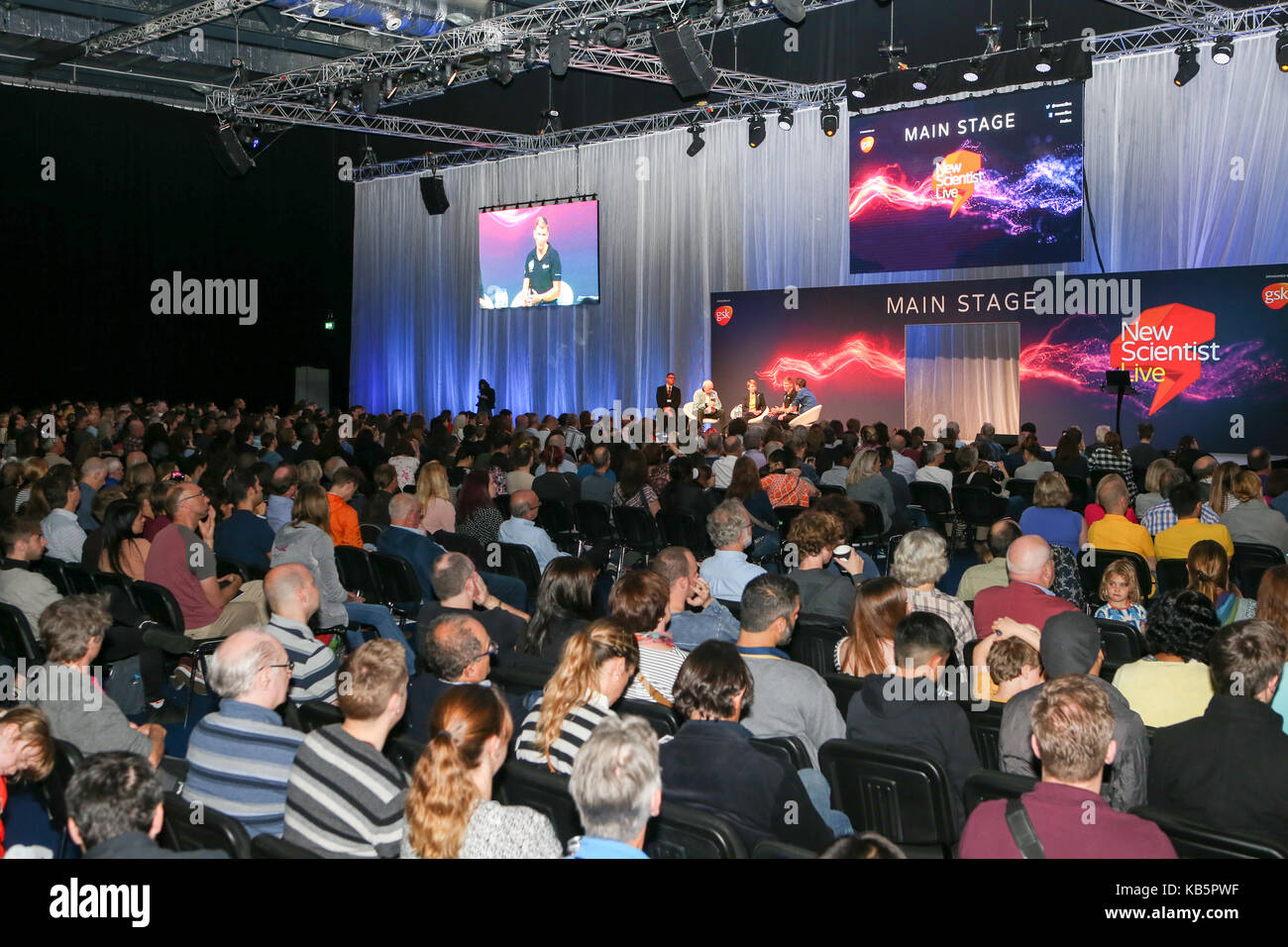New Scientist Live, London, UK. 28th Sep, 2017. Astronauts, Tim Peake ...