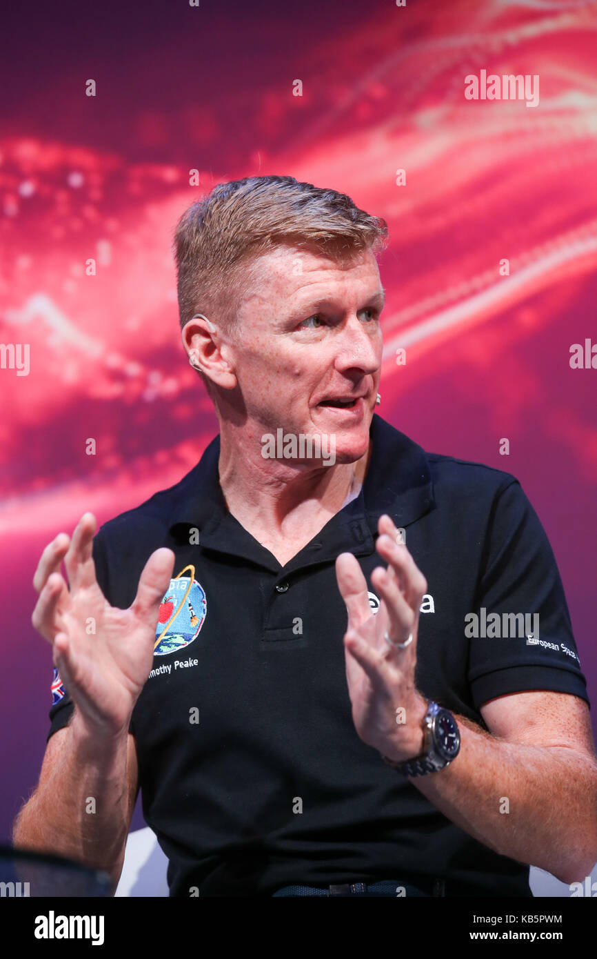 New Scientist Live, London, UK. 28th Sep, 2017. Astronauts, Tim Peake ...