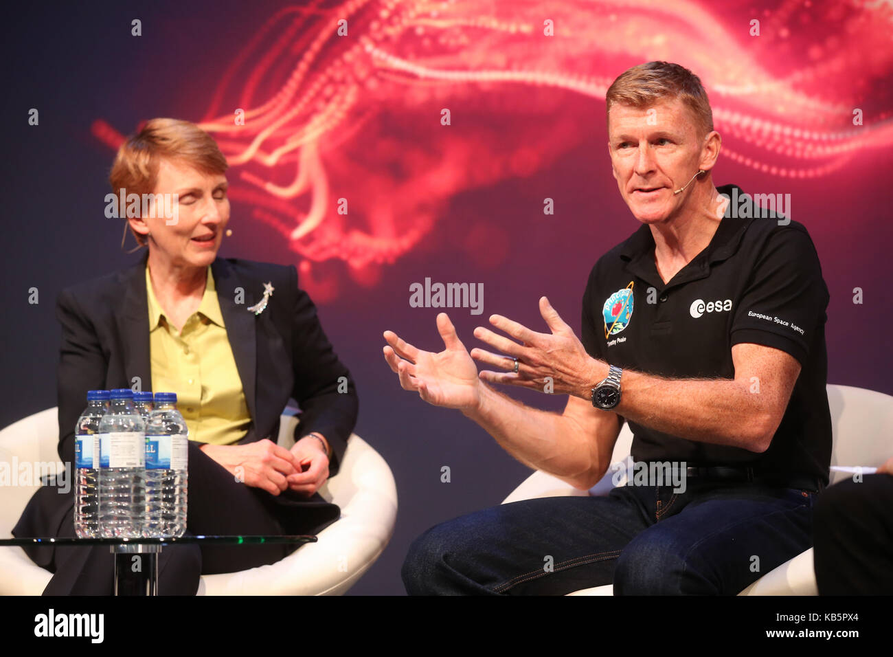 New Scientist Live, London, UK. 28th Sep, 2017. Astronauts, Tim Peake ...