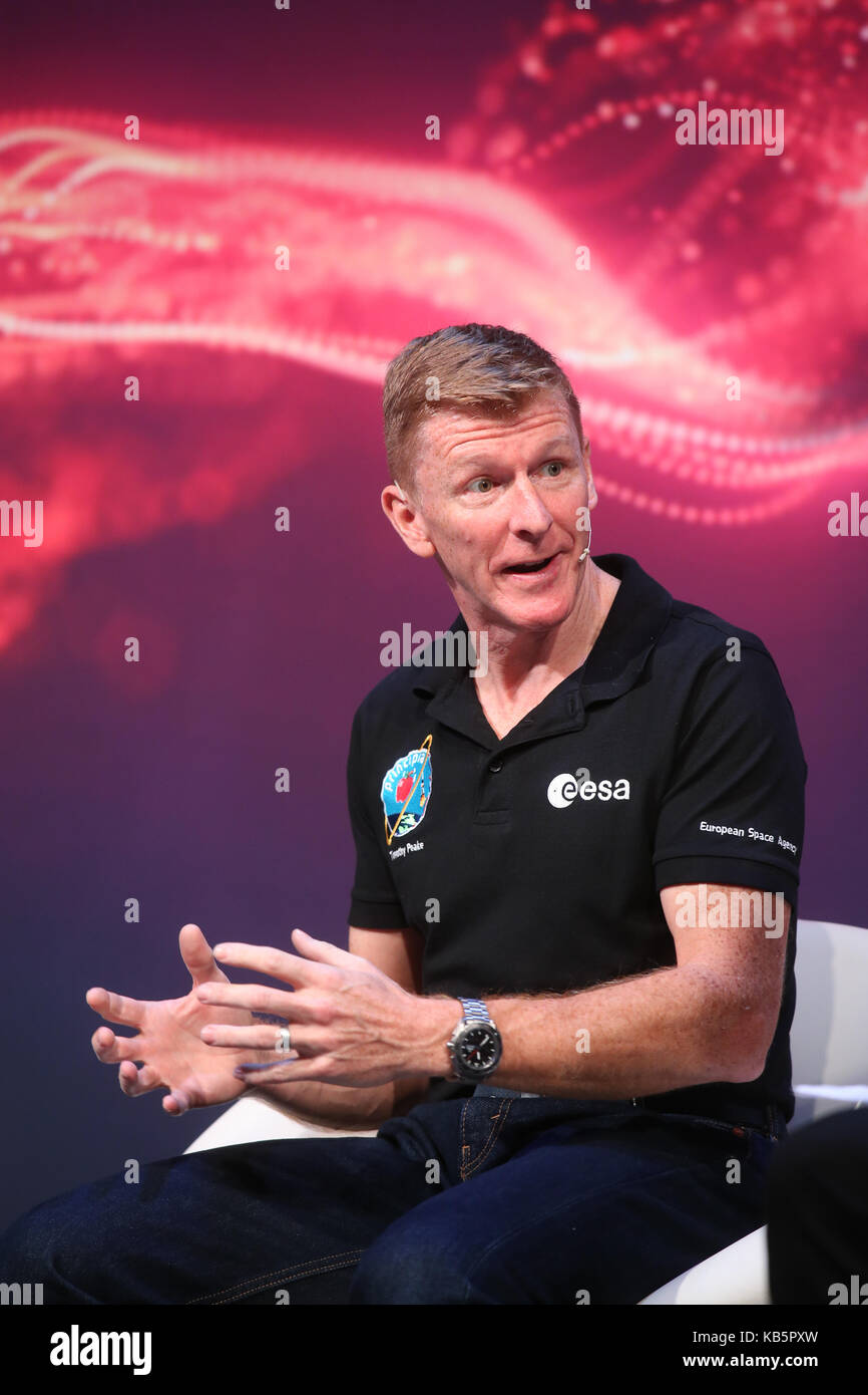 New Scientist Live, London, UK. 28th Sep, 2017. Astronauts, Tim Peake ...