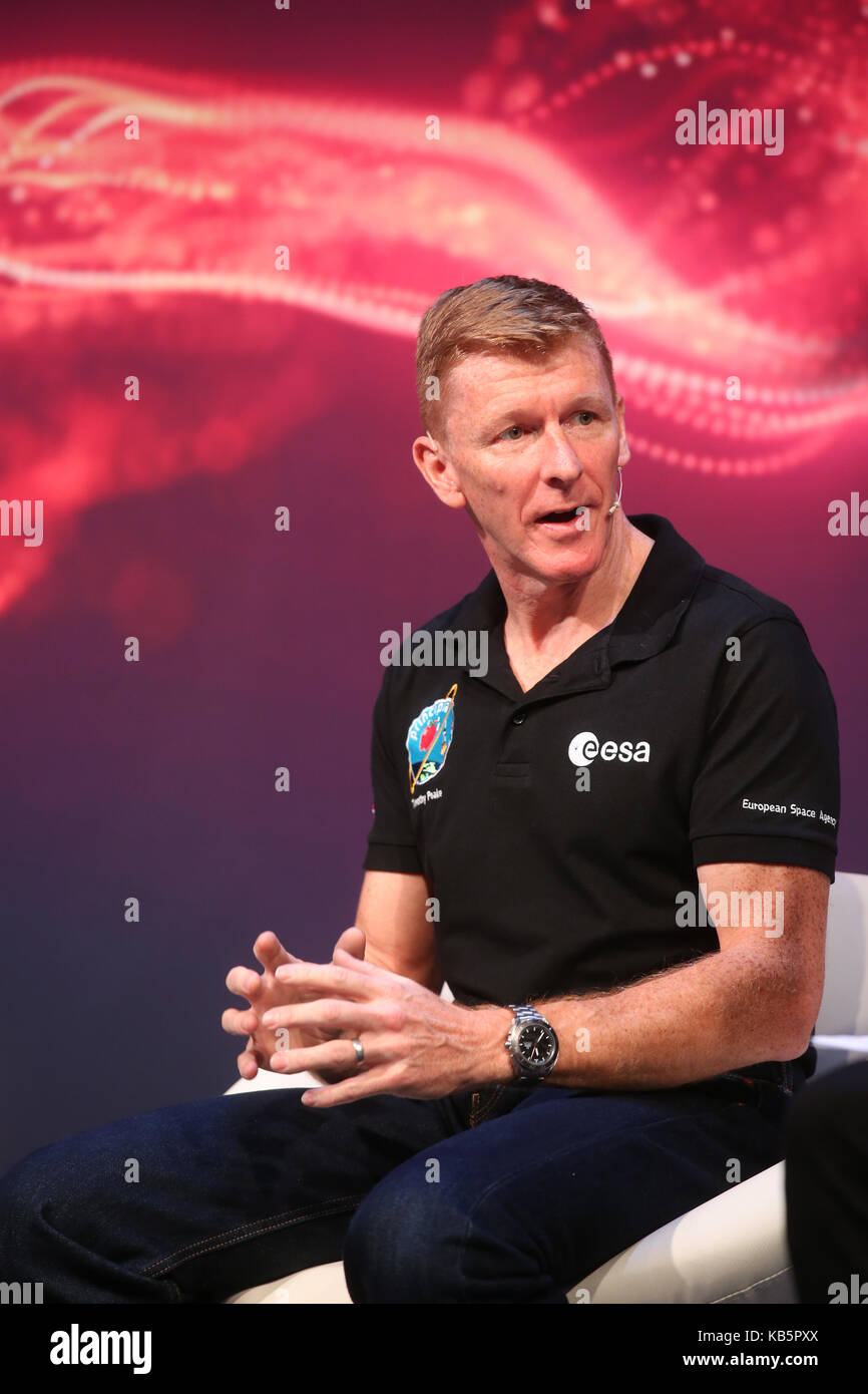 New Scientist Live, London, UK. 28th Sep, 2017. Astronauts, Tim Peake ...