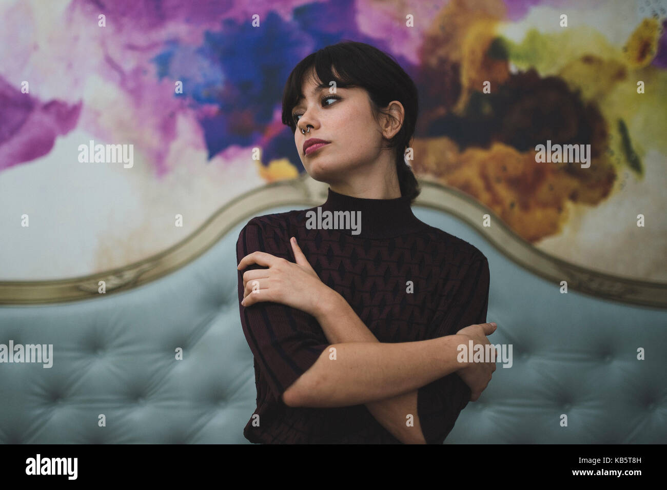 Actress Ana del Castillo posed during the 65th San Sebastian Film ...