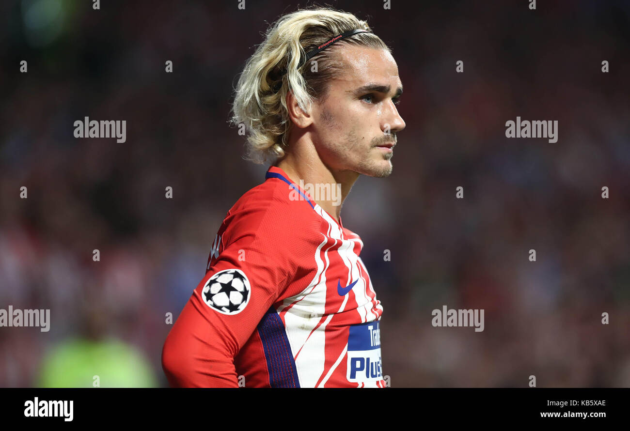 Madrid, Spain. 27th September, 2017.Antoine Griezmann ( Atlético Madrid ...