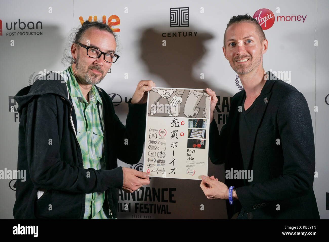 London, England, UK. 28th Sep, 2017. Adrian Storey, producer/DOP, Ian ...