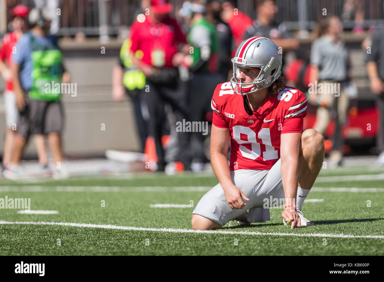 Ohio Stadium, Columbus, OH, USA. 23rd Sep, 2017. Ohio State Buckeyes ...
