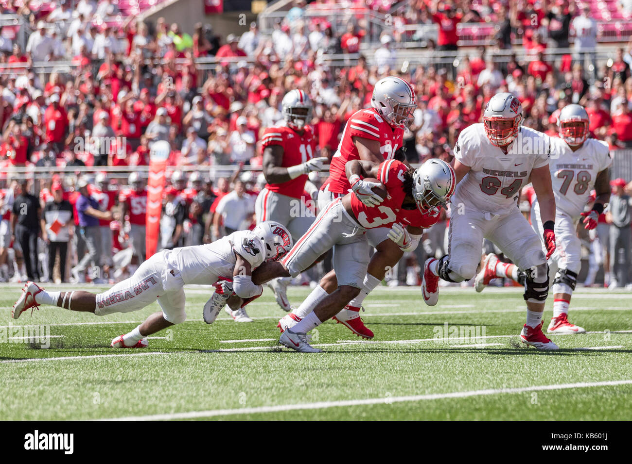 Ohio Stadium, Columbus, OH, USA. 23rd Sep, 2017. Ohio State Buckeyes ...