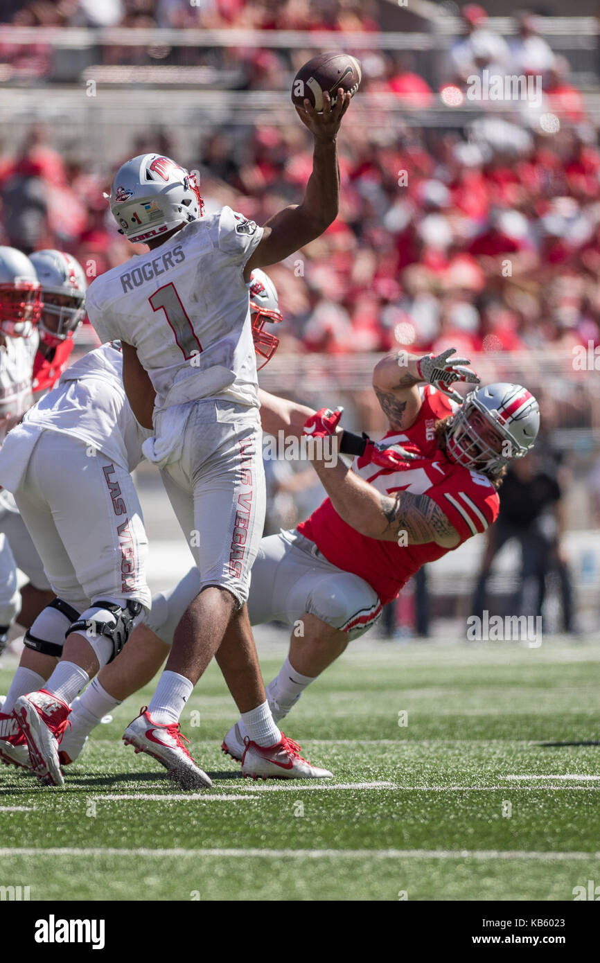 Ohio Stadium, Columbus, OH, USA. 23rd Sep, 2017. Ohio State Buckeyes ...