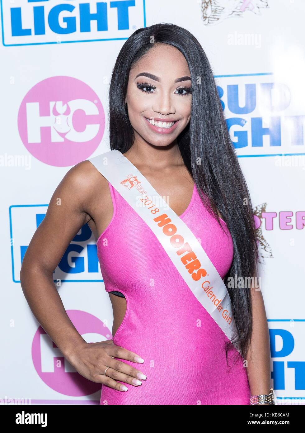 New York, NY, USA. 28th Sep, 2017. Katrina in attendance for Hooters ...