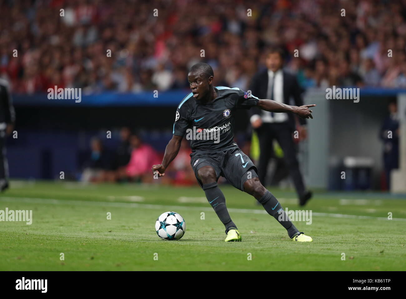 Madrid, Spain. 27th Sep, 2017. N'Golo Kante (Chelsea) Football/Soccer ...