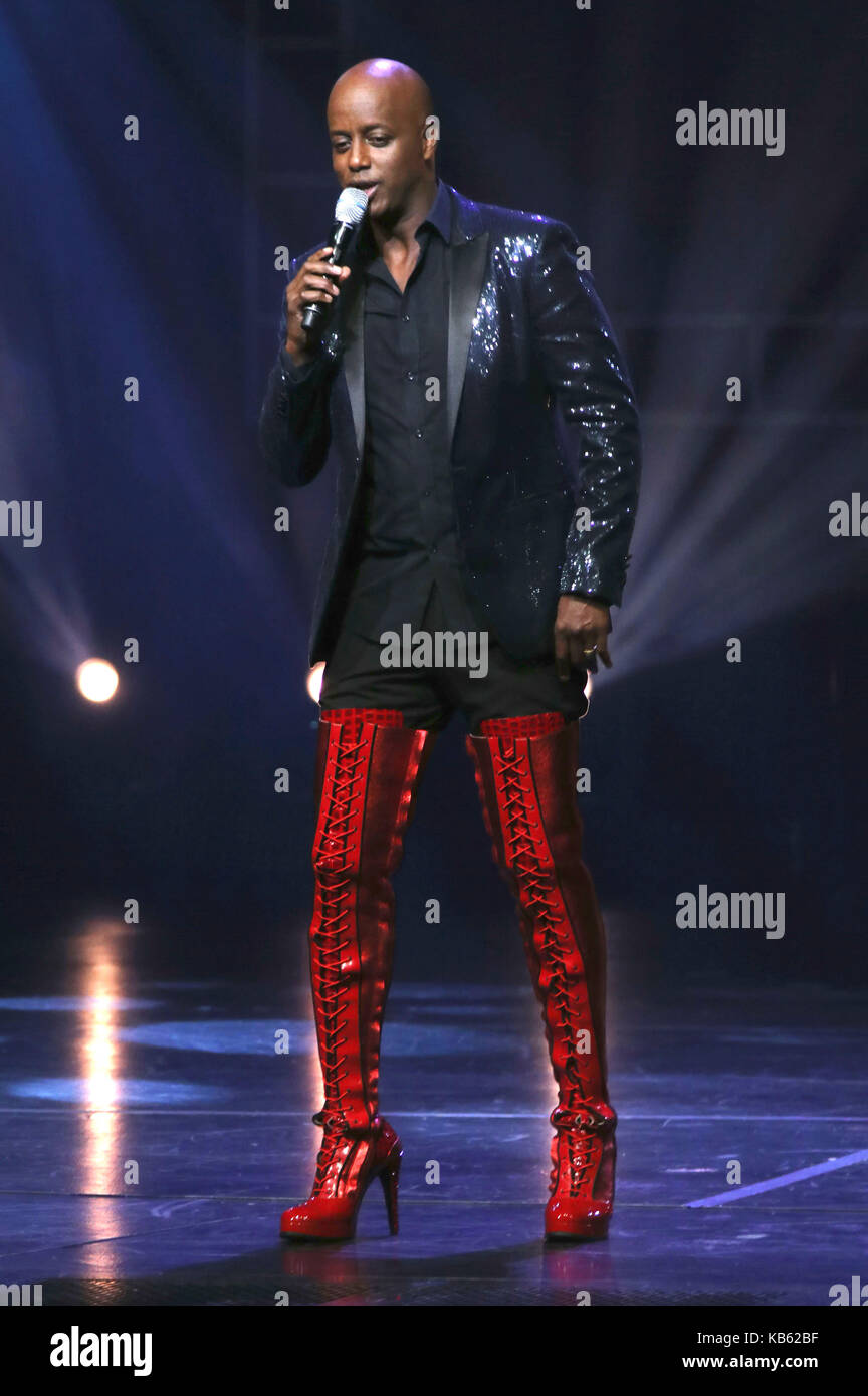 Hamburg, Germany. 28th Sep, 2017. Yared Dibaba during the 'Kinky Boots ...