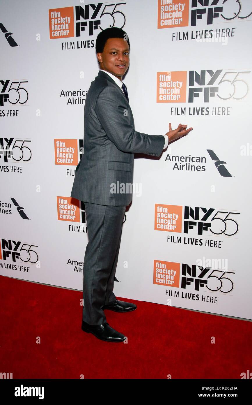 New York, NY, USA. 28th Sep, 2017. J. Quinton Johnson at arrivals for ...