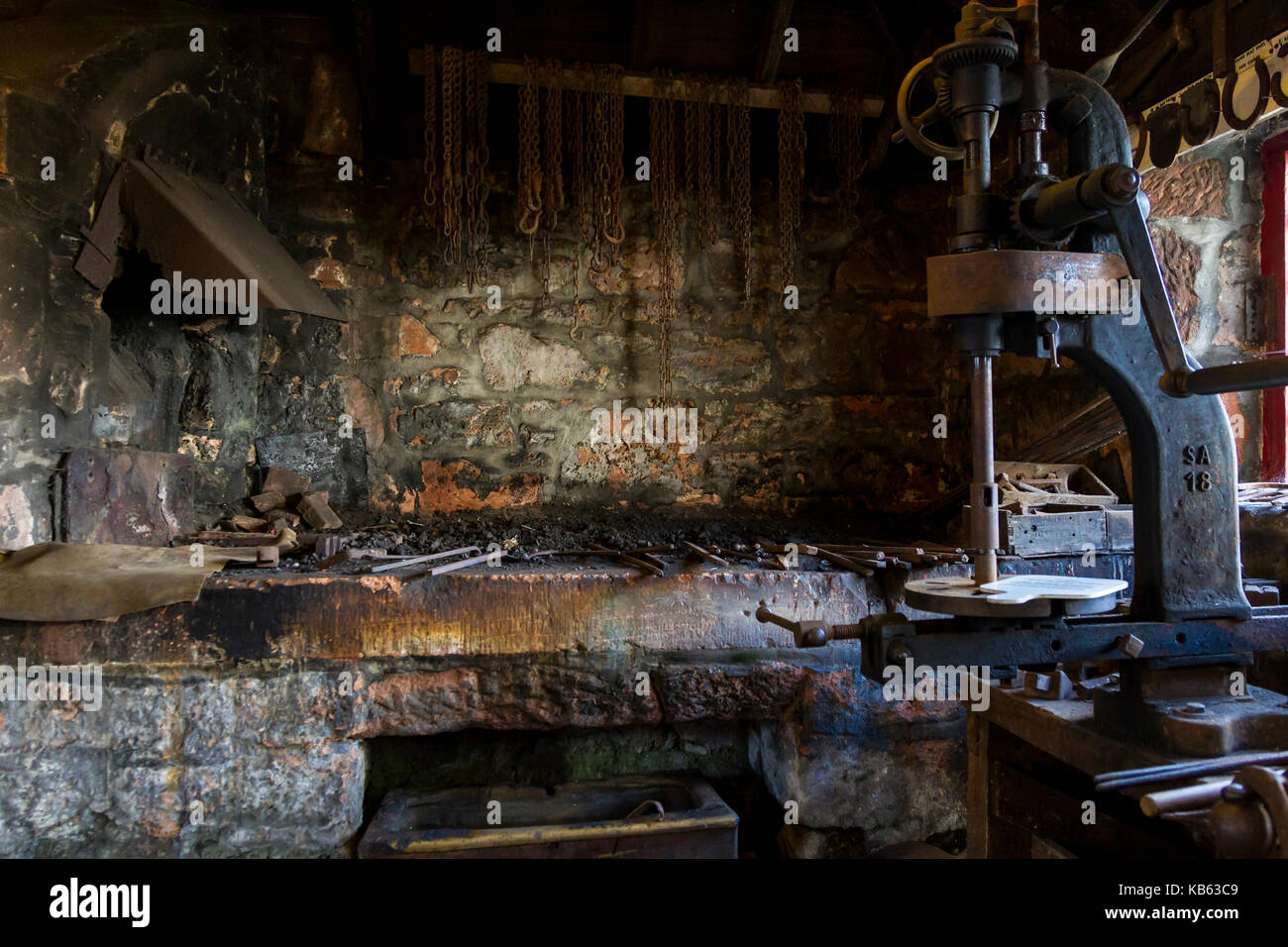 Blacksmiths workshop hi-res stock photography and images - Alamy