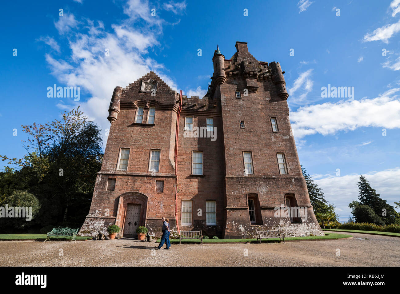 Brodick Castle and gardens, Isle of Arran, Scotland, U.K Stock Photo ...