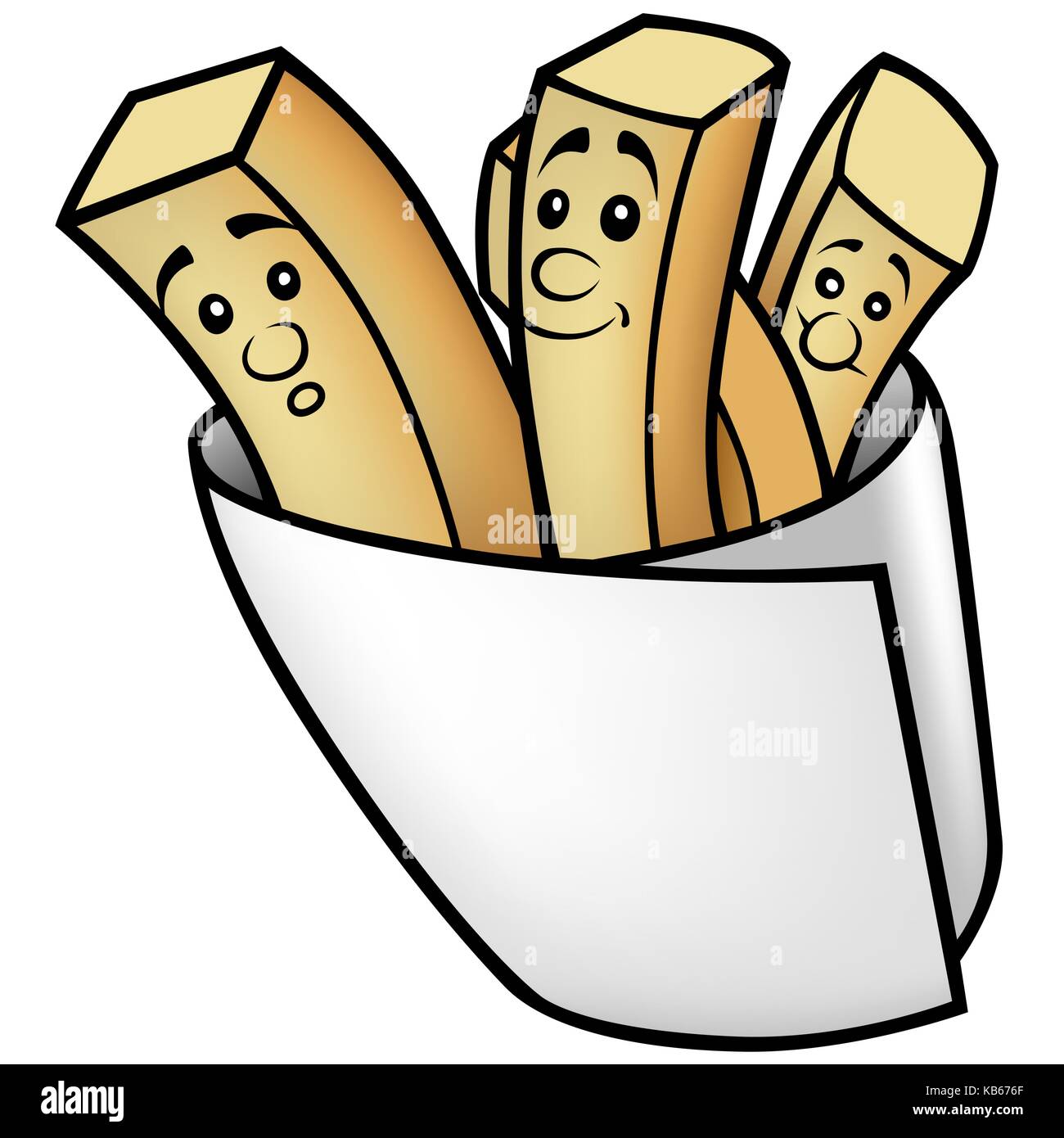 Potato fries clipart hi-res stock photography and images - Alamy