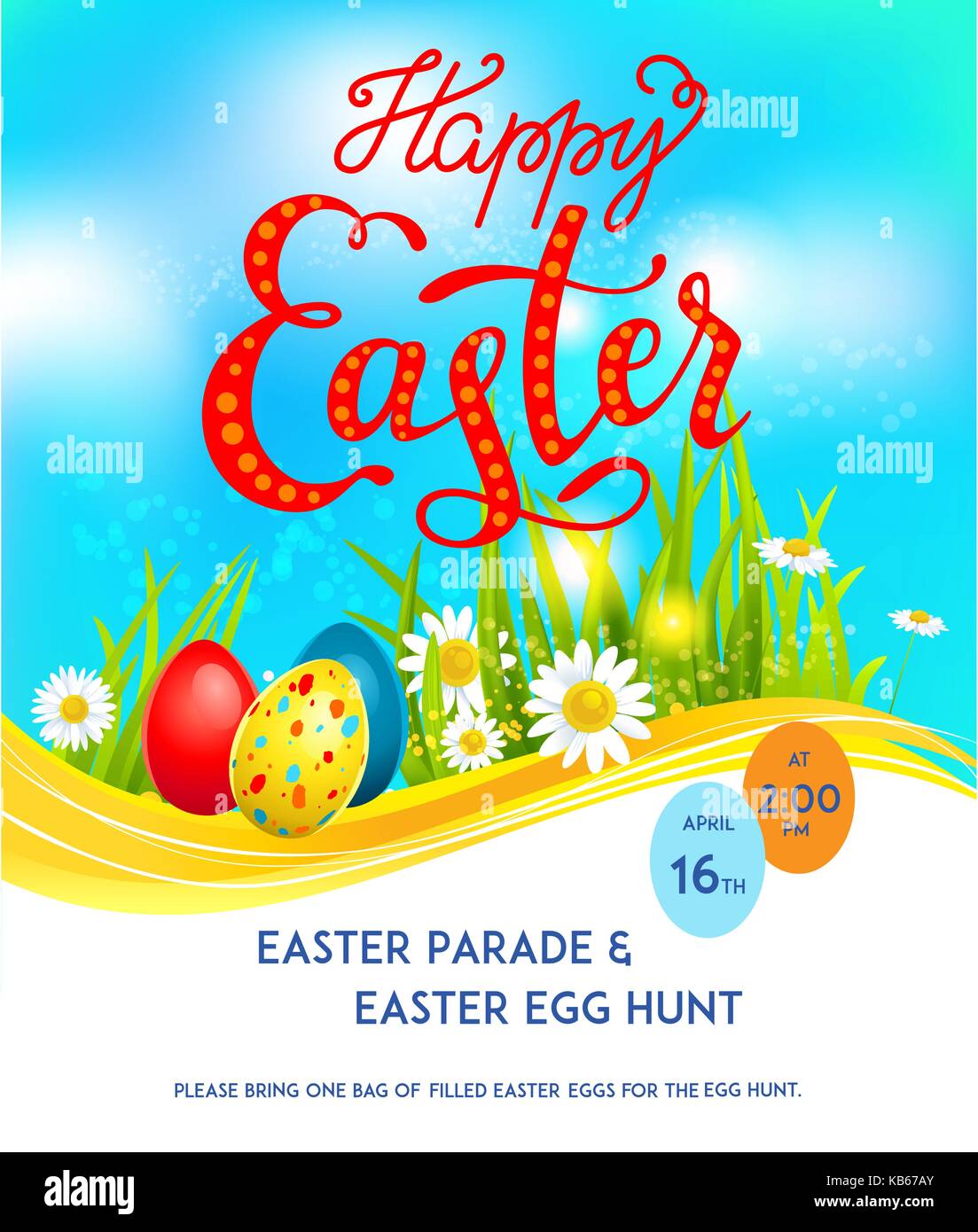 Template easter card Stock Vector Image & Art - Alamy