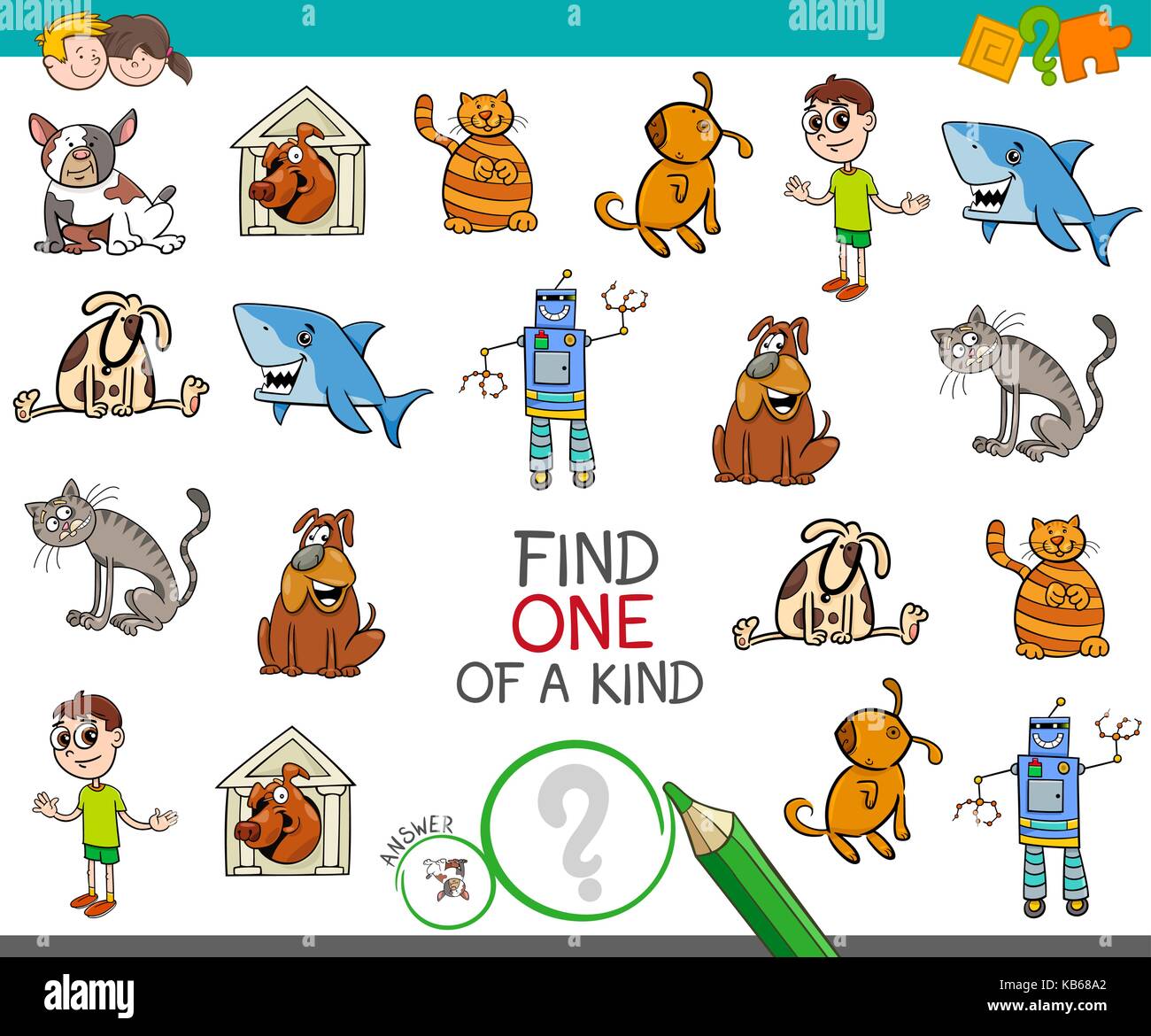 Duplicate boy Stock Vector Images - Alamy