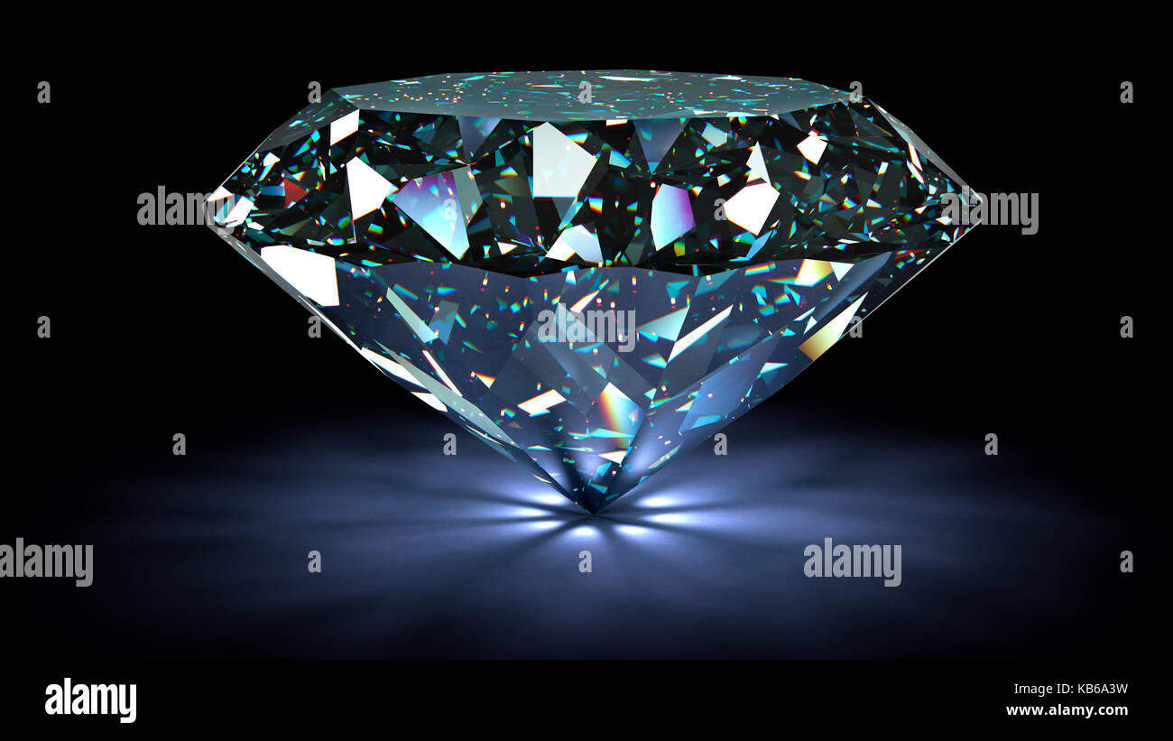 perfect diamond isolated on white background Stock Photo - Alamy