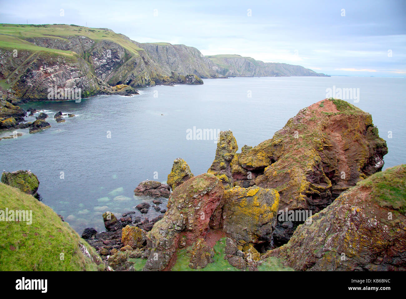 St Abbs Head seascape, Scotland. UK Stock Photo - Alamy
