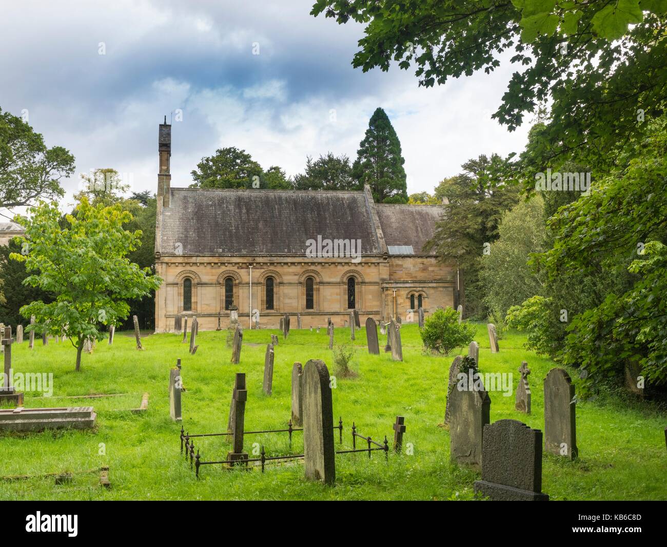 St Michael and all Angels Church, Howick Stock Photo - Alamy