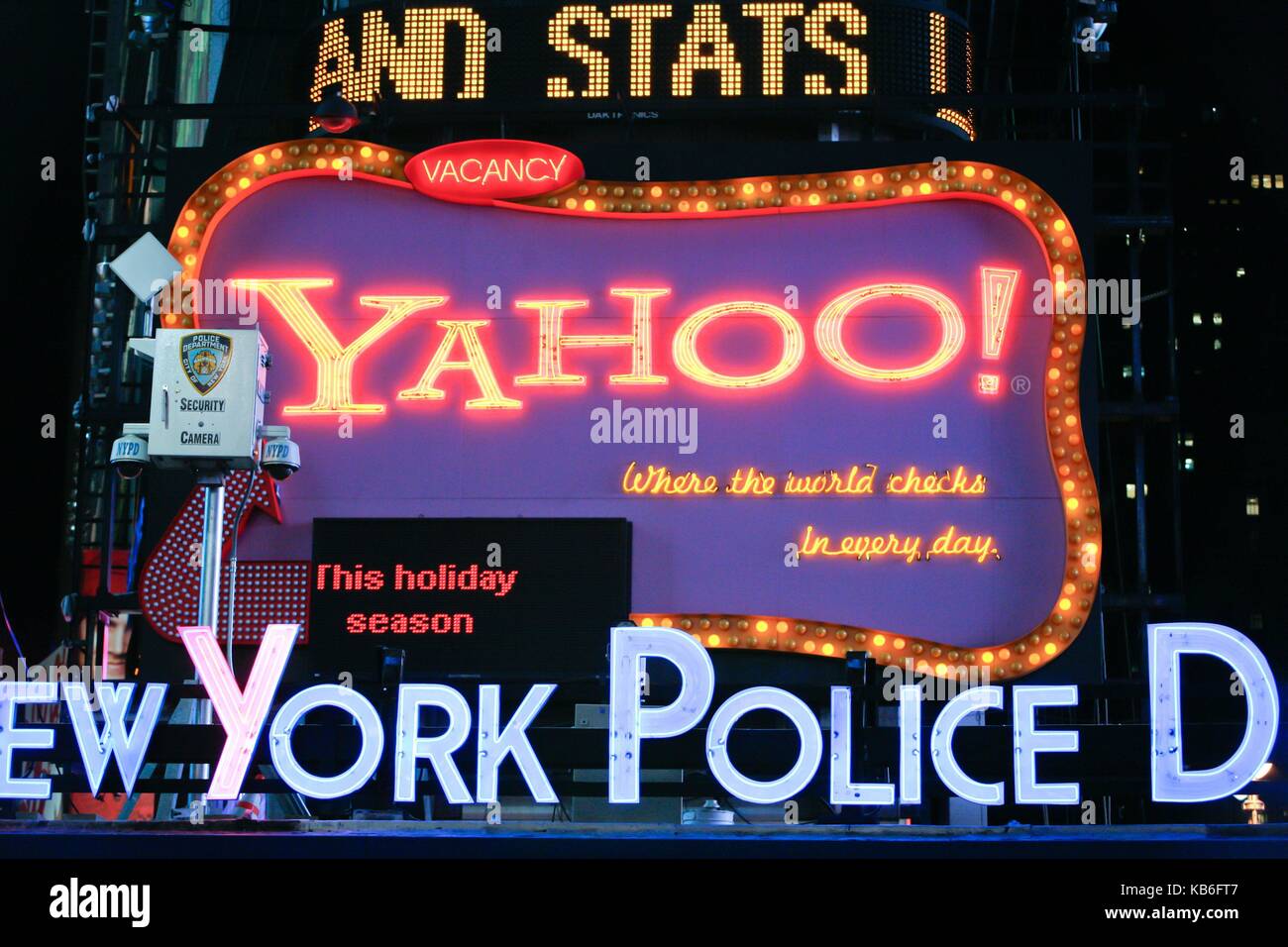Nypd neon sign hi-res stock photography and images - Alamy