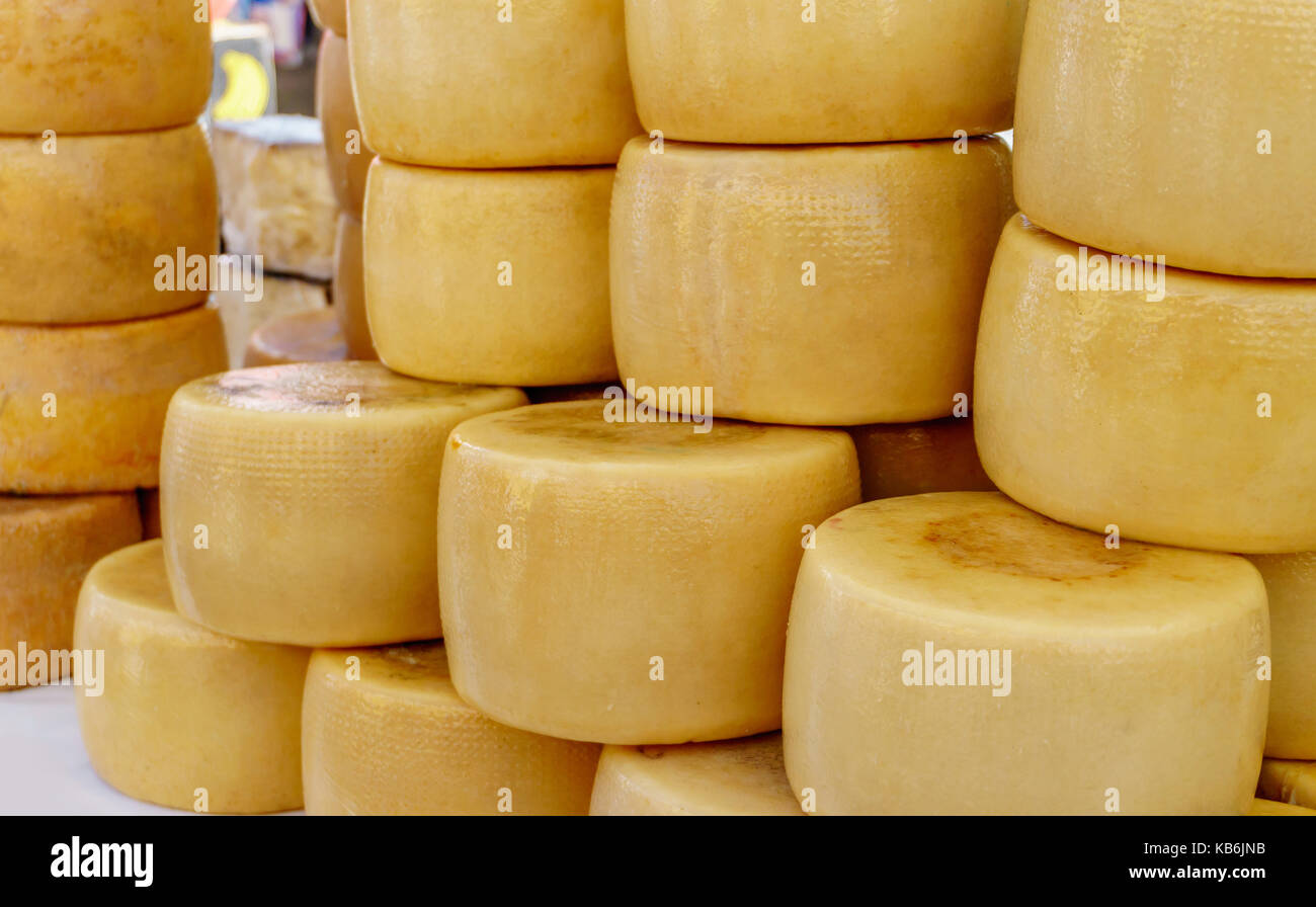 Typical italian cheese head Stock Photo - Alamy
