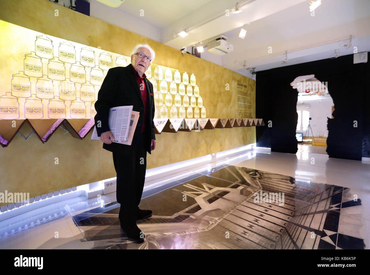 Marino Golinelli born in 1920, a pharmaceutical entrepreneur (Alfa ...