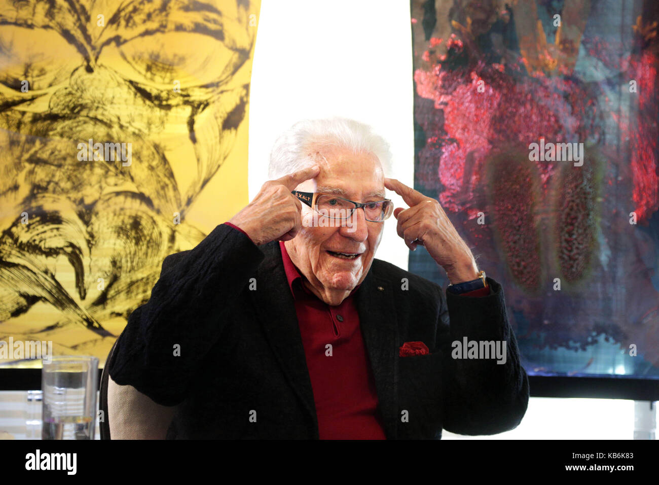 Marino Golinelli born in 1920, a pharmaceutical entrepreneur (Alfa ...