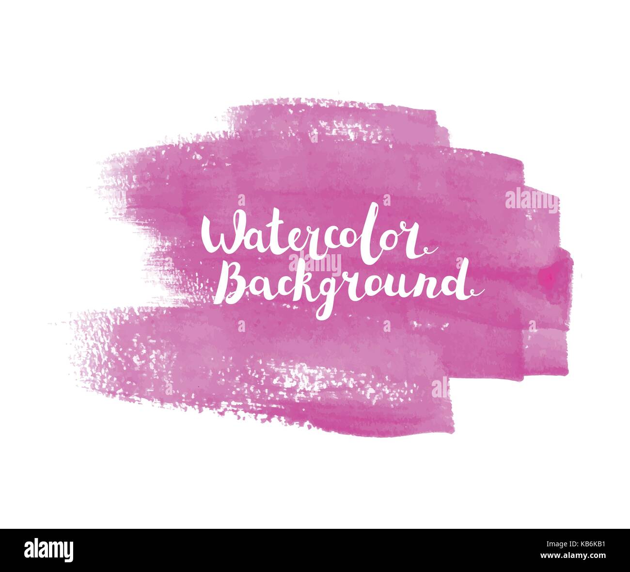 Watercolor vector background with lettering Stock Vector Image & Art ...