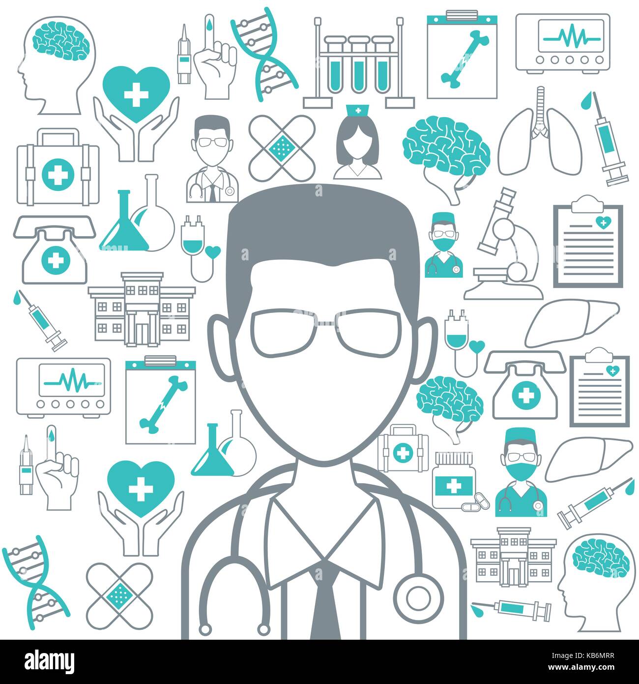 Medical healthcare service Stock Vector Image & Art - Alamy