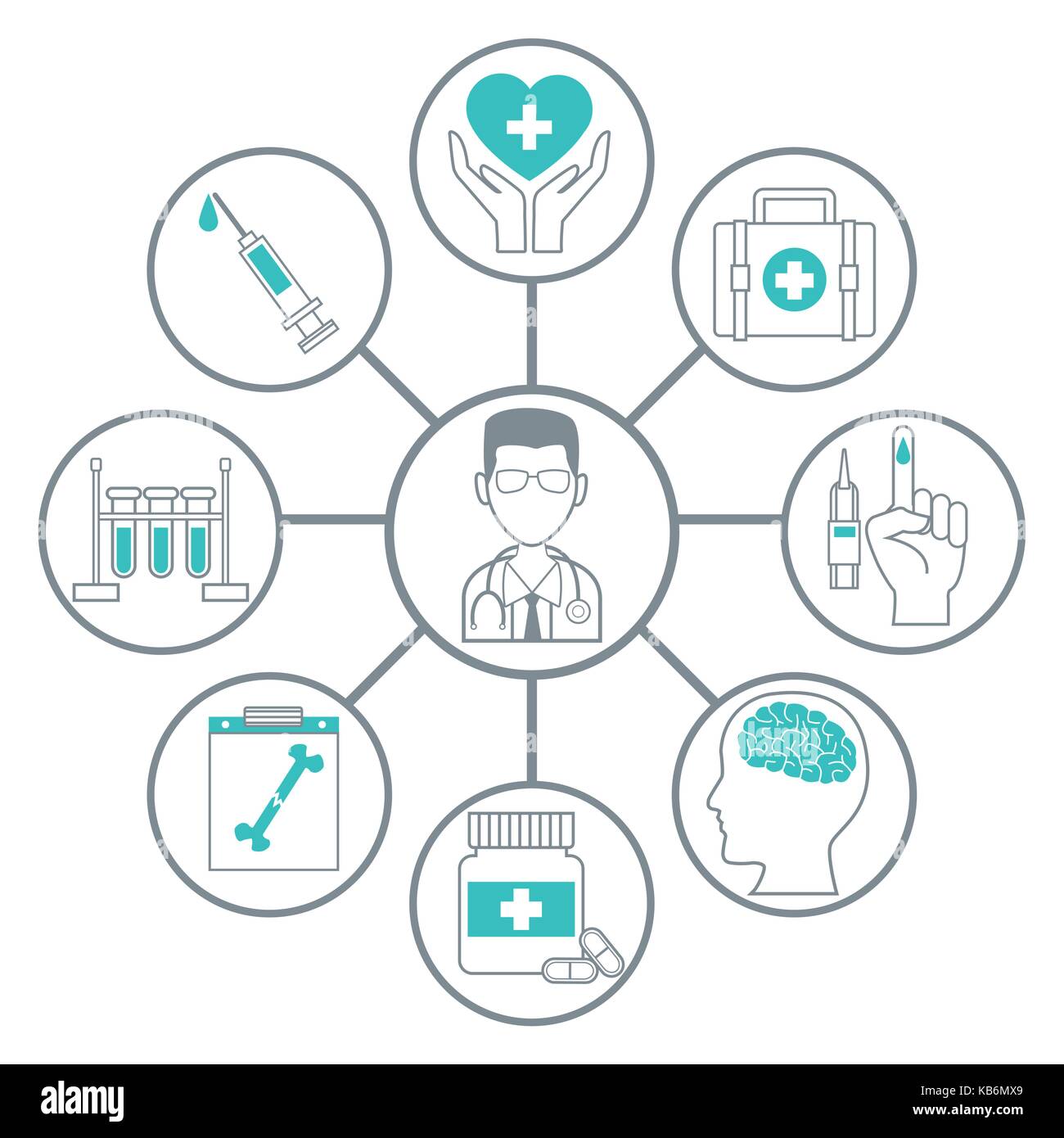 Medical healthcare service Stock Vector Image & Art - Alamy