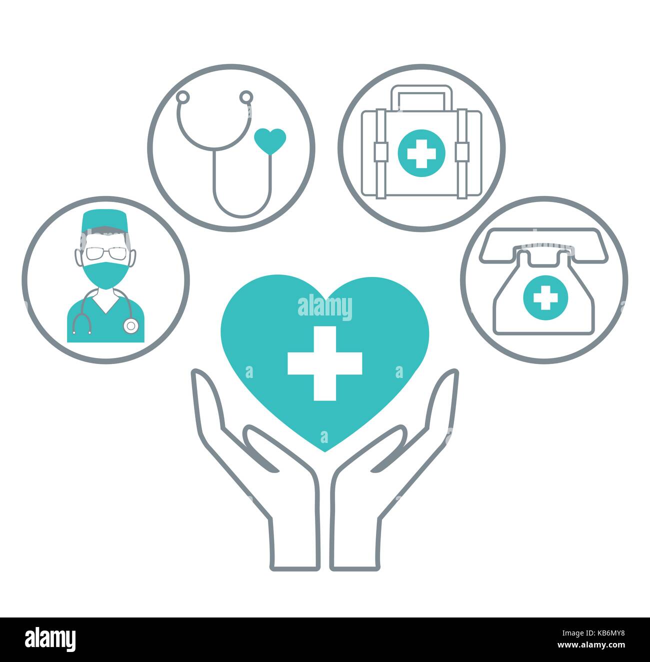 Medical healthcare service Stock Vector Image & Art - Alamy