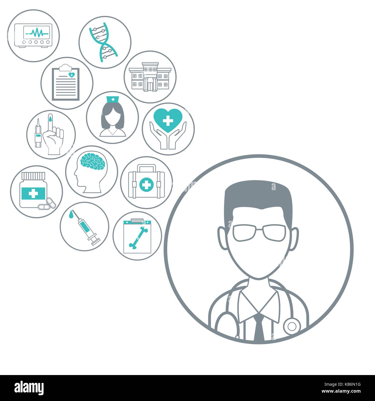 Medical healthcare service Stock Vector Image & Art - Alamy