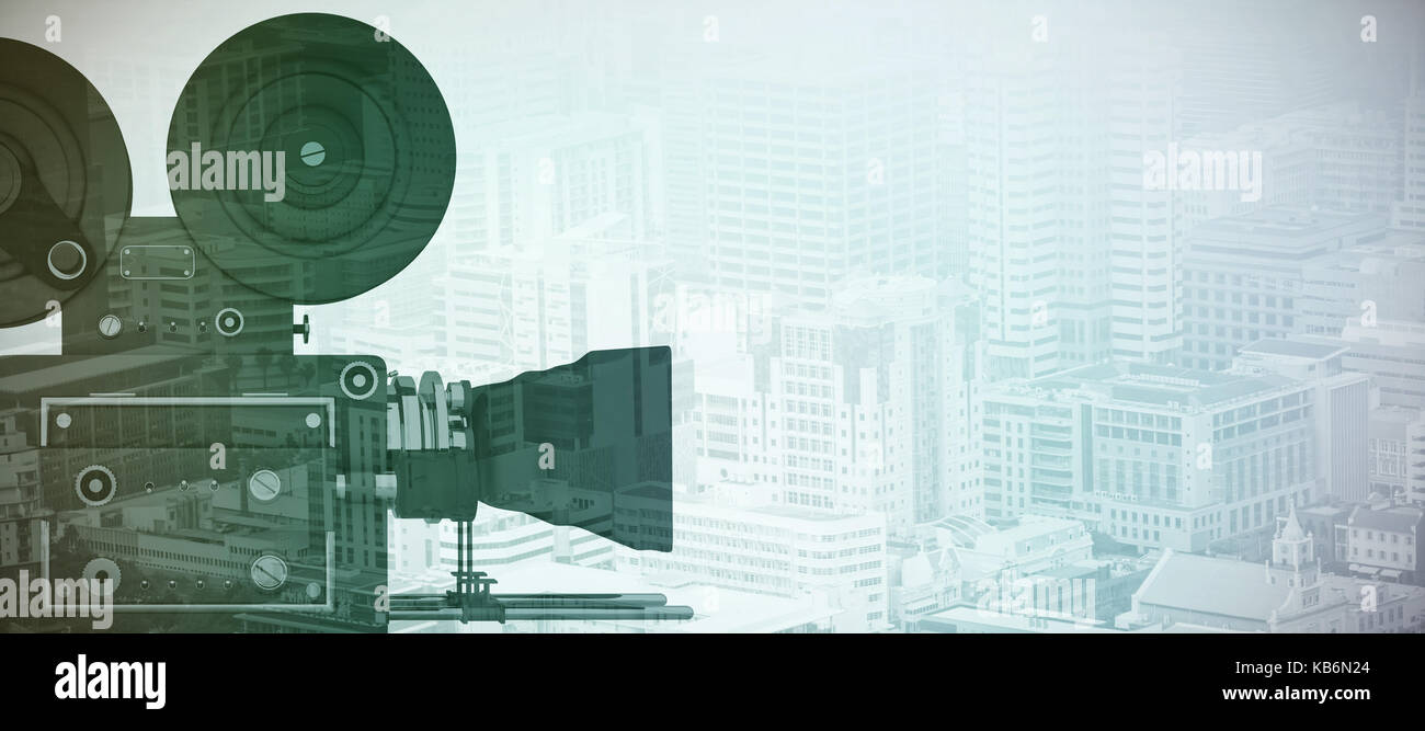 Close-up of black film camera against white background Stock Photo - Alamy