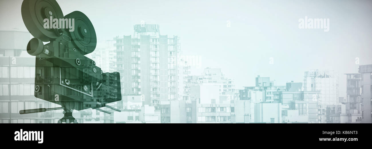 Television camera with tripod against white background Stock Photo - Alamy