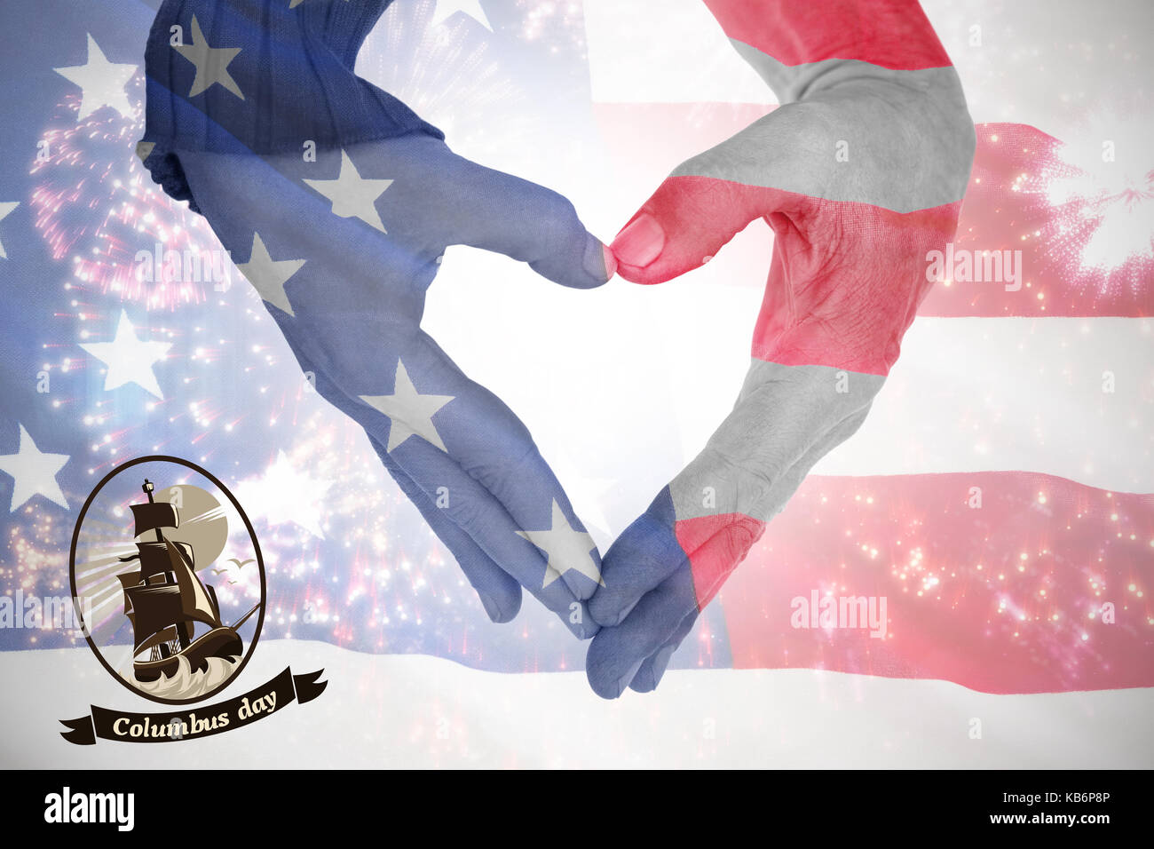 Hands heart shadow flag hi-res stock photography and images - Alamy