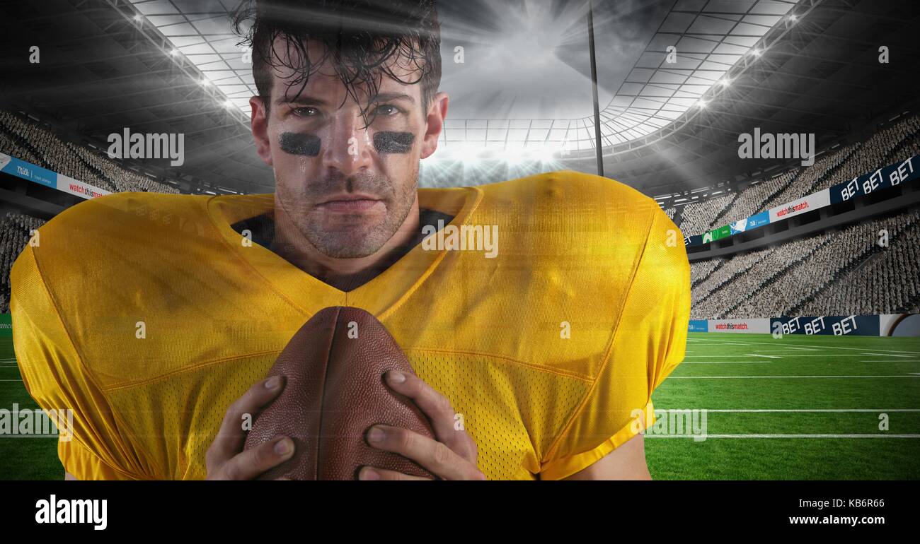 Bending sport stadium spectator professional sportsperson football hi ...