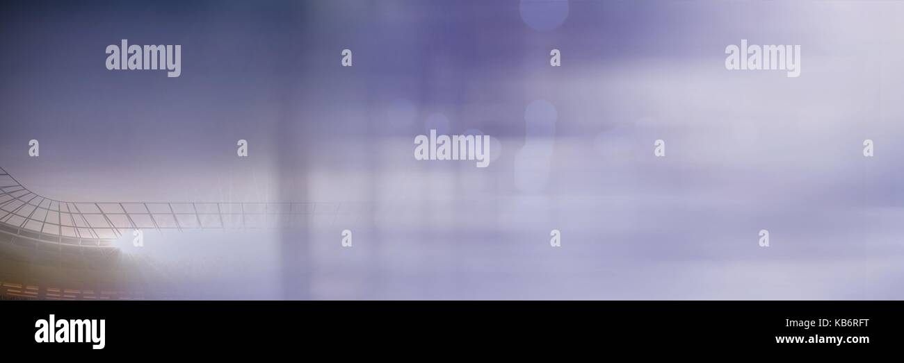 Digital composite of Sports stadium lights transition effect Stock ...