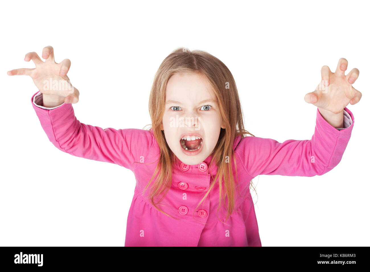 Girl snarling hi-res stock photography and images - Alamy